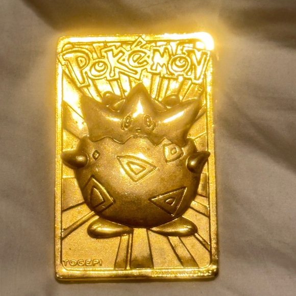 Media | Gold Pokmon Togepi Card | Poshmark